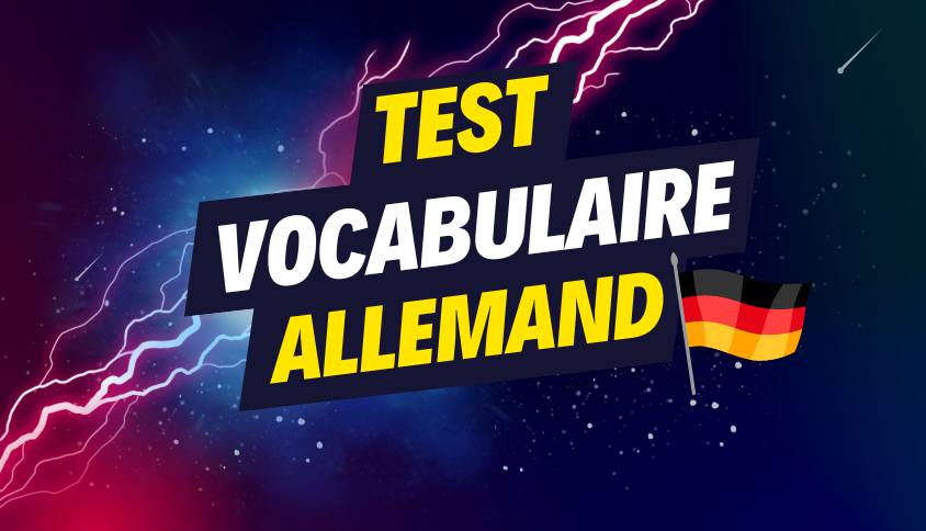 Test de vocabulaire allemand (pour débutants) - FichesVocabulaire.com